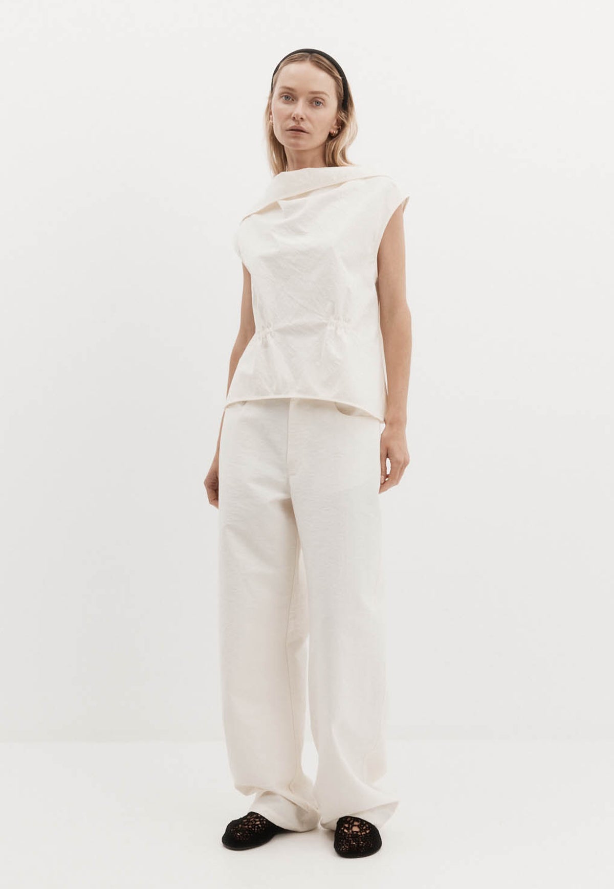 Harris Tapper Dean Trouser - Ivory